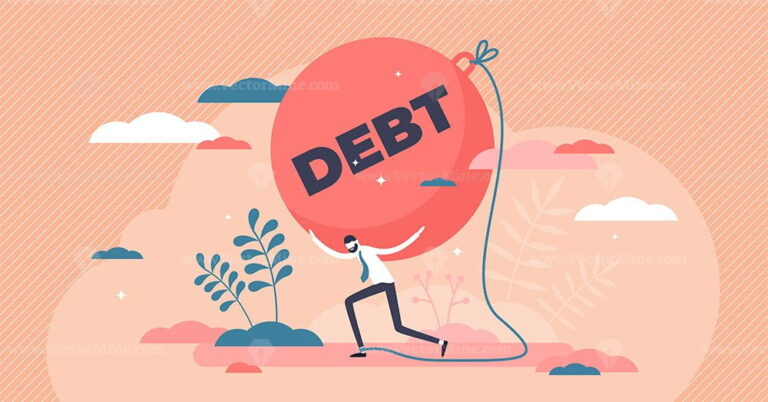 Stuck vector illustration – VectorMine