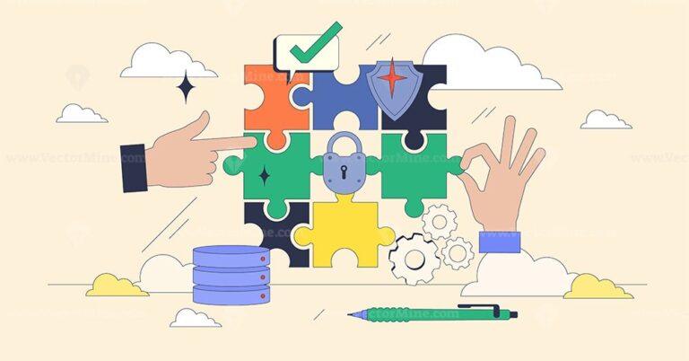 Data governance solutions and management tiny person neubrutalism ...