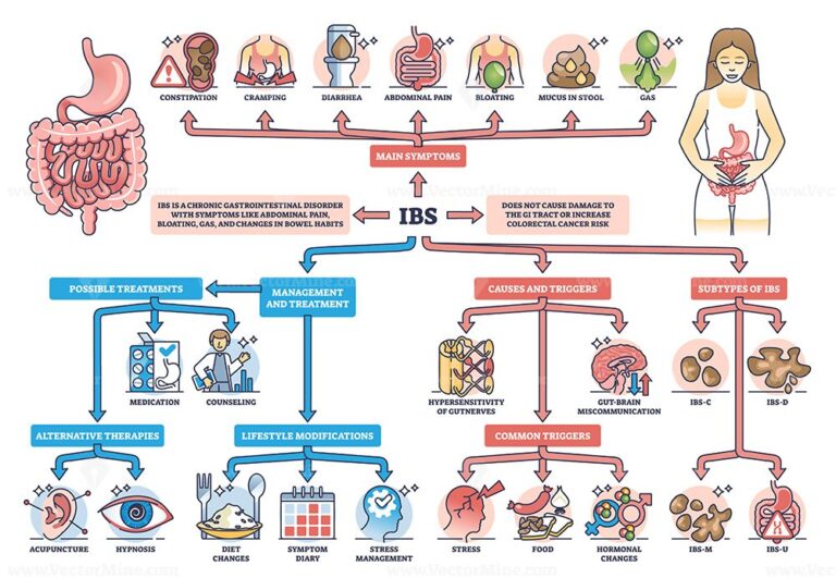 Categories of IBS stages according to bristol stool chart outline ...